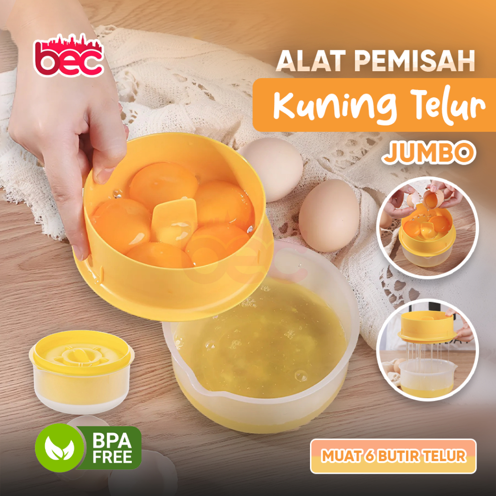 Jual Alat Pemisah Kuning Telur Besar Jumbo | Egg Yolk Splitter Up To 6 ...