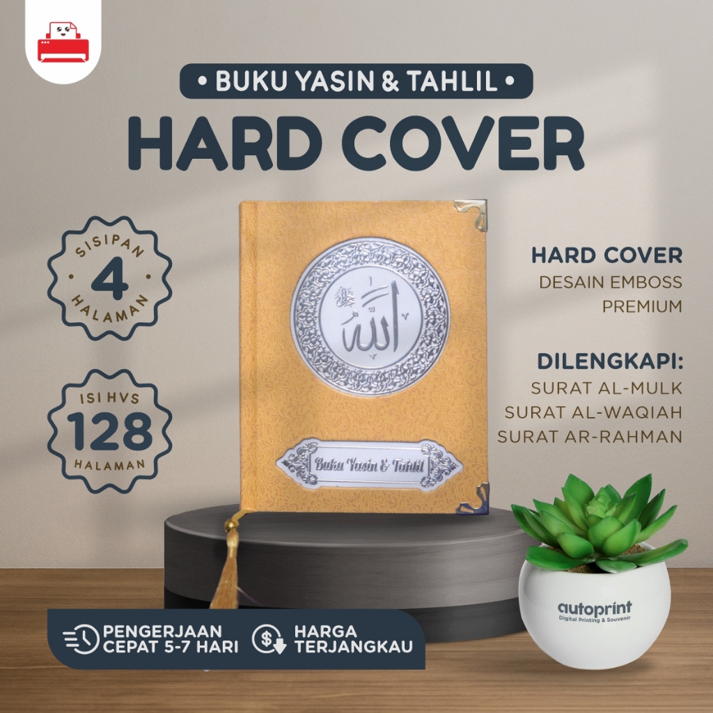 Jual Custom Buku Yasin dan Tahlil Hardcover 128 Hal - Custom Foto dan ...