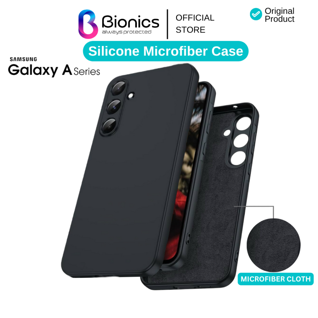 Jual Bionics Silicon Microfiber Case Samsung Galaxy A56 A36 A26 A16 A13 ...