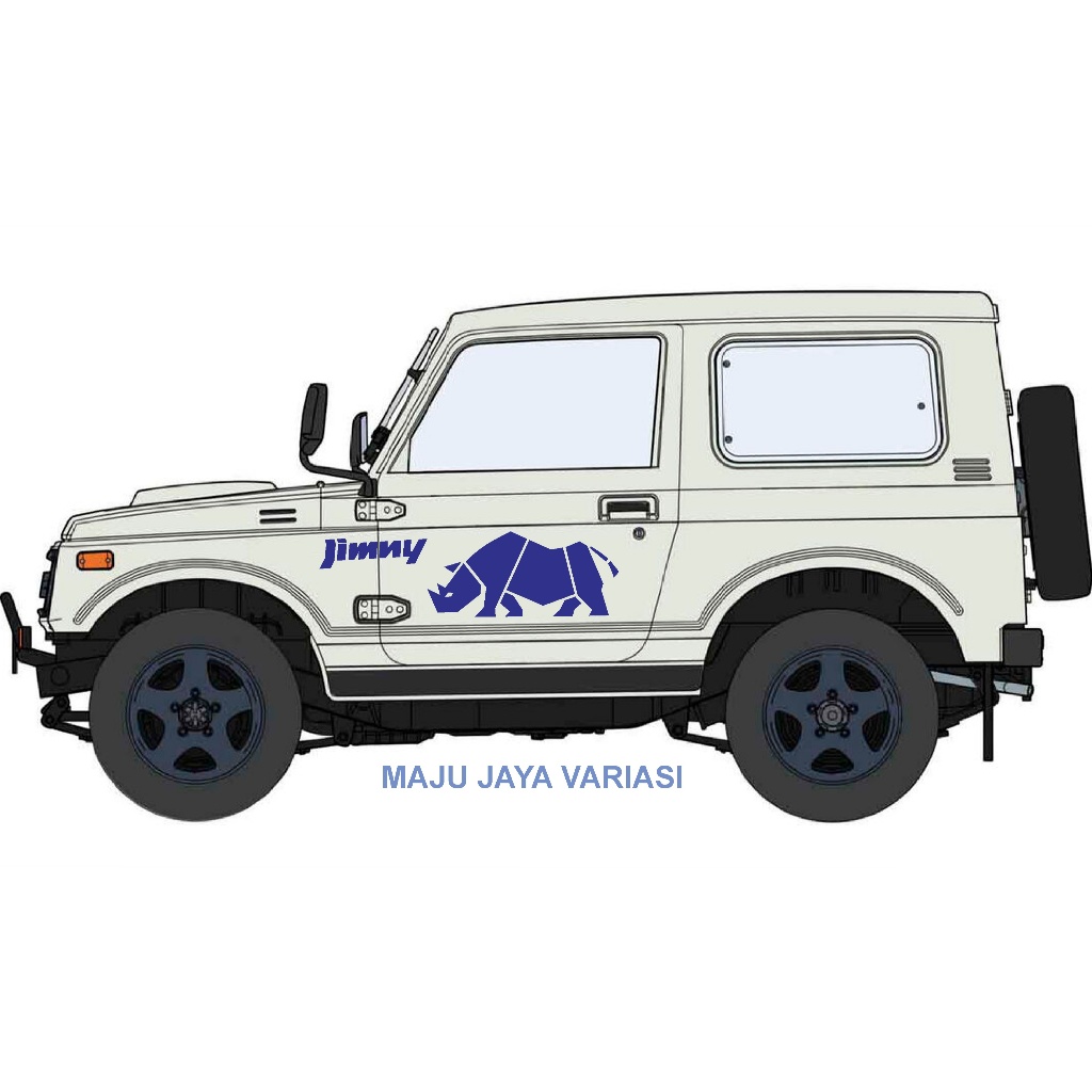 Jual STIKER JIMNY BODY SAMPING LOGO JIMNY CUTTING | Shopee Indonesia
