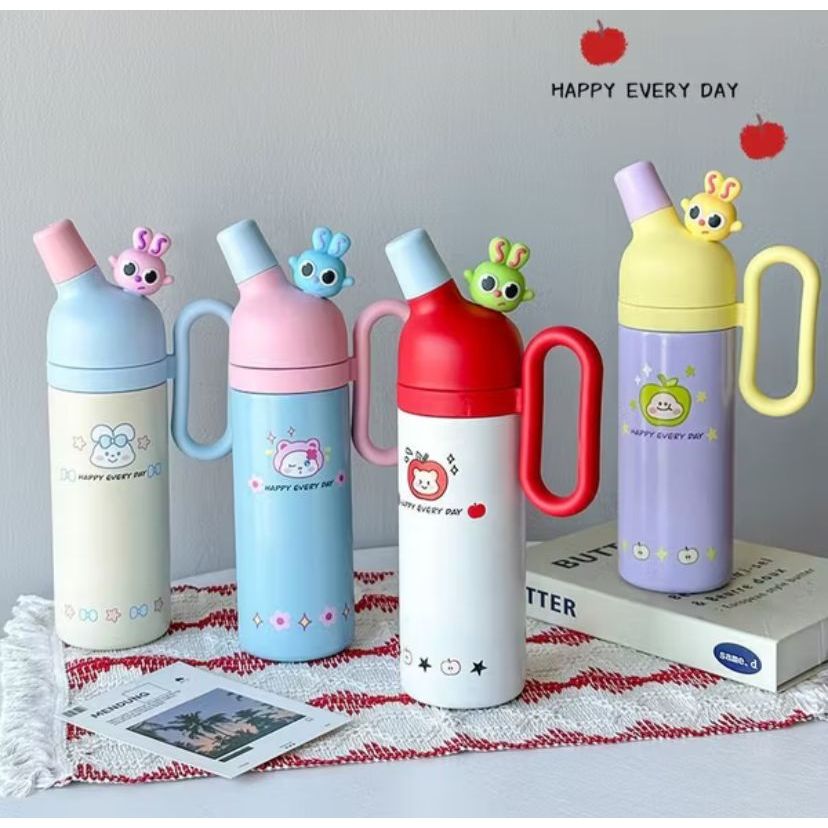 Jual Botol Tumbler 800ml Stainless SteeL SUS 316/AD 2031 Tahan Panas Dingin Dengan Gagang ...