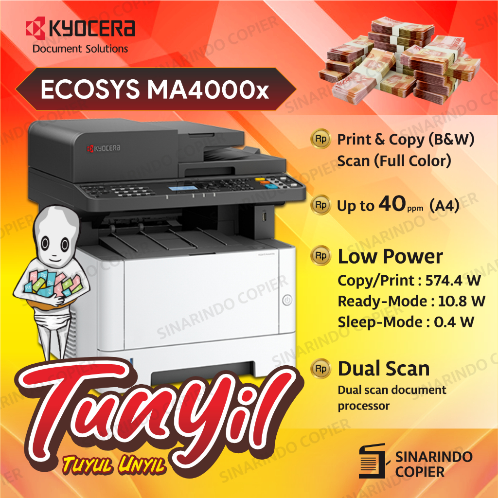 Jual Kyocera MA4000x | ECOSYS MA4000x | TK-1275 | Original | Shopee Indonesia