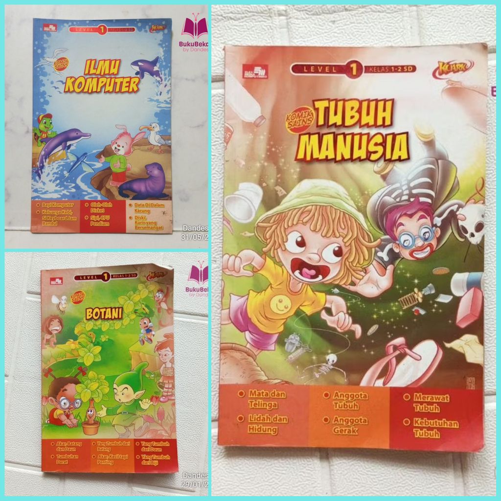 Jual Kuark Edisi Khusus Level 1 Kelas 1-2 SD Komik Sains Elex Media ...