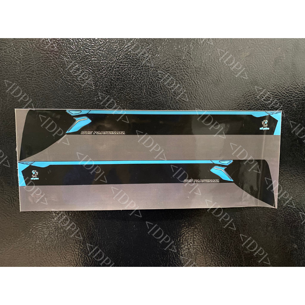 Jual Stiker Kaca SAMPING Jet Bus 3 RKC- BIRU | Shopee Indonesia