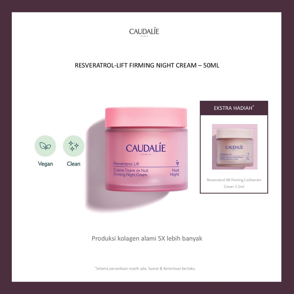 Jual Caudalie Resveratrol-lift Night Cream 50ml | Krim Malam Anti Aging ...