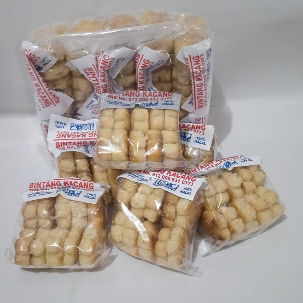 Jual Najaya Snack-Kue Kacang Bintang Mini-Kue SPM Manis Jajanan Jadul ...
