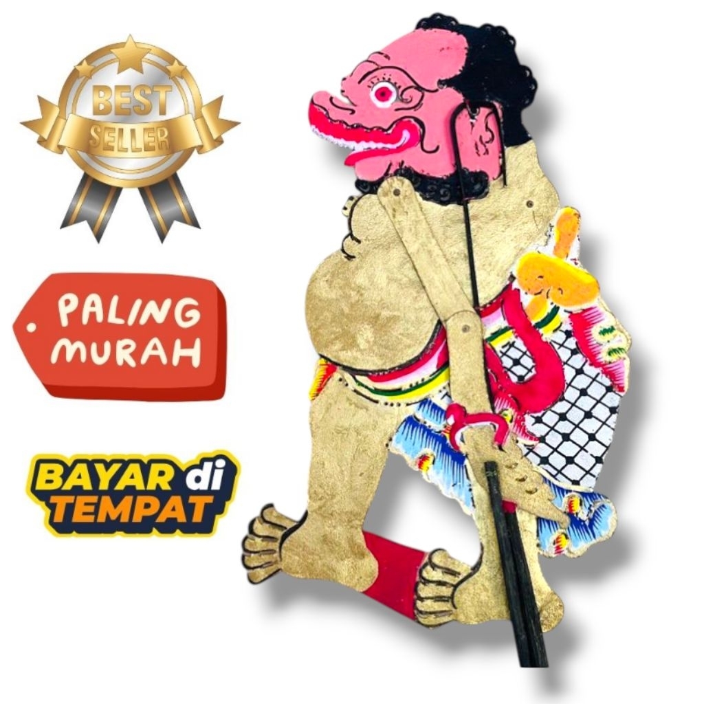 Jual WAYANG KULIT ASLI BILUNG UKURAN STANDAR DALANG | Shopee Indonesia