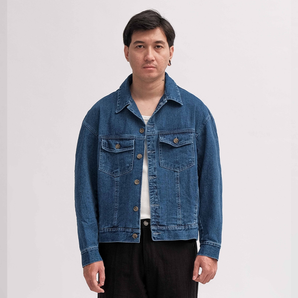 Jual Hamata Studios - Skypiea Denim Jacket | Shopee Indonesia