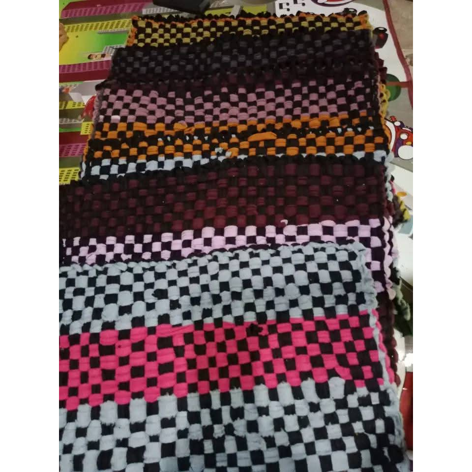Jual 3 pcs-keset anyam murah tebal cepat menyerap air kamar mandi dapur ...