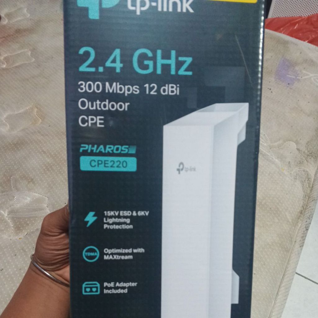Jual tp link outdoor cpe 220 2.4 Ghz | Shopee Indonesia