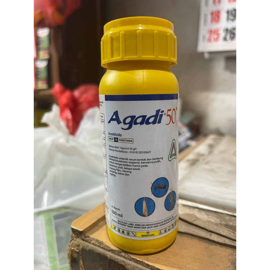 Jual Agadi 100ml 50 SC Insektisida Sistemik ba.Fipronil 50 g/L | Shopee ...