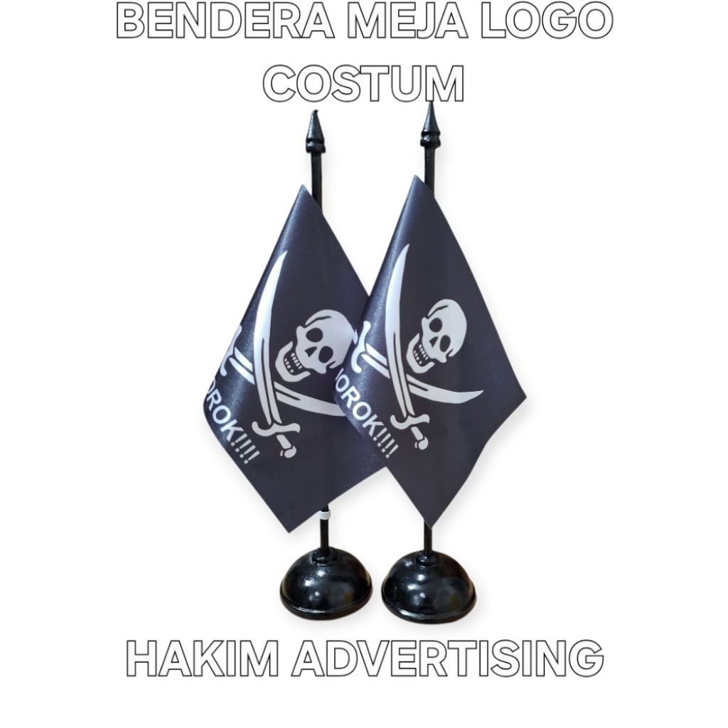 Jual BENDERA MEJA LOGO COSTUM BERKUALITAS | Shopee Indonesia