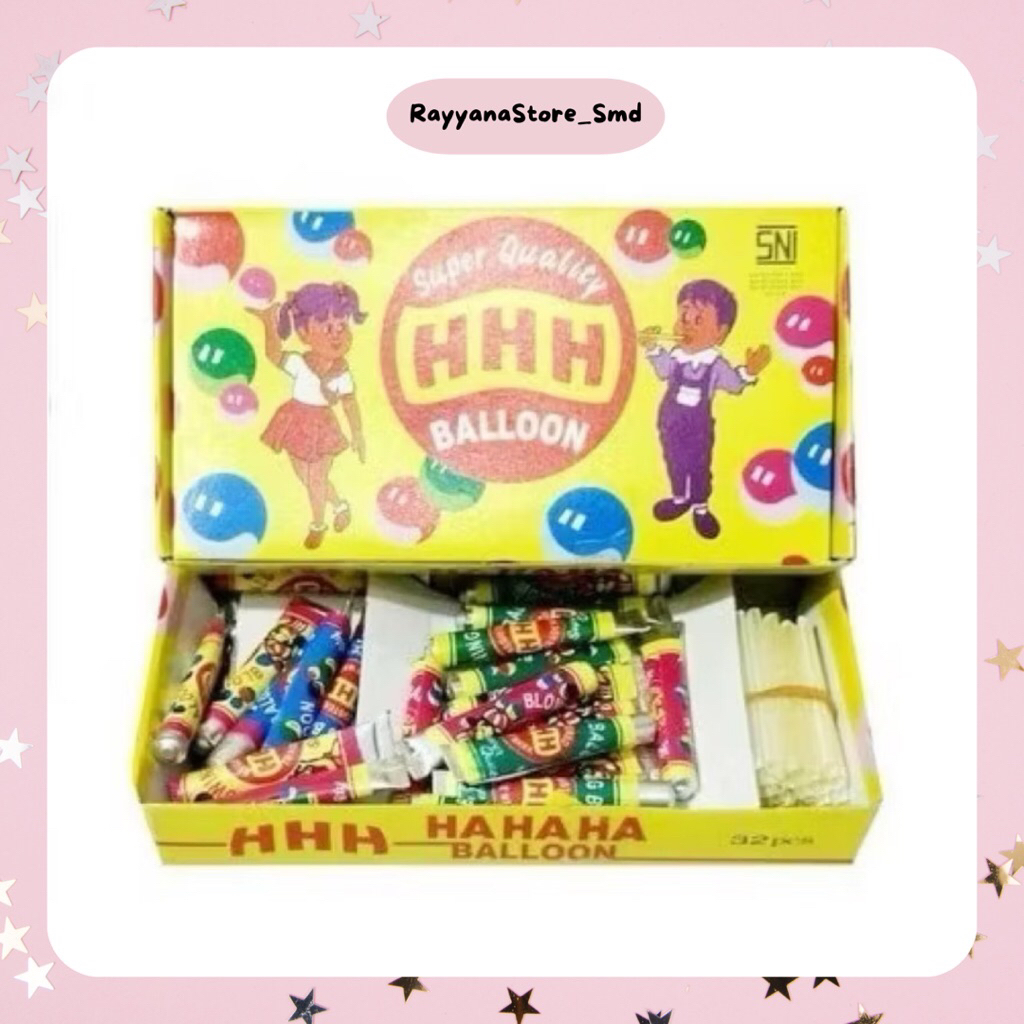 Jual RY Balon Tiup Mainan Jadul | Balon Lem | Balon Mainan isi 10pcs ...