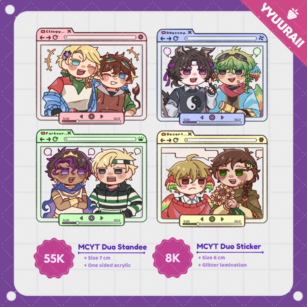 Jual MCYT Duo Unstable Universe Traffic Life Series Dream SMP Parkour ...