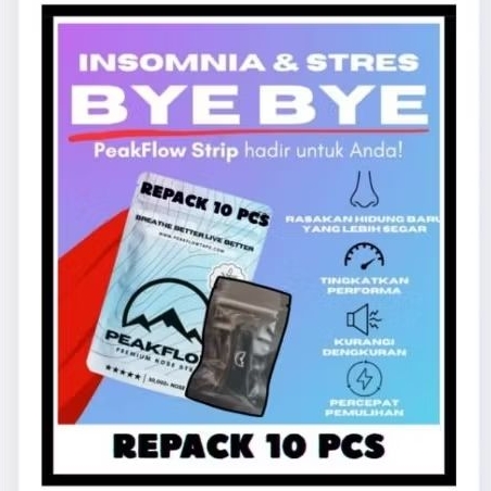Jual Peakflow Tape 2.0 | Plester Hidung | Nose Strip Repack 10 pcs ...