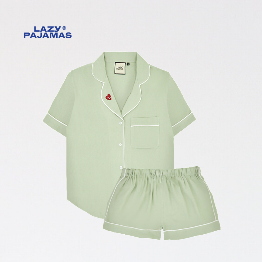 Jual Lazy Pajamas® Classic PLAY Pajamas Set - Sage Green | Piyama ...