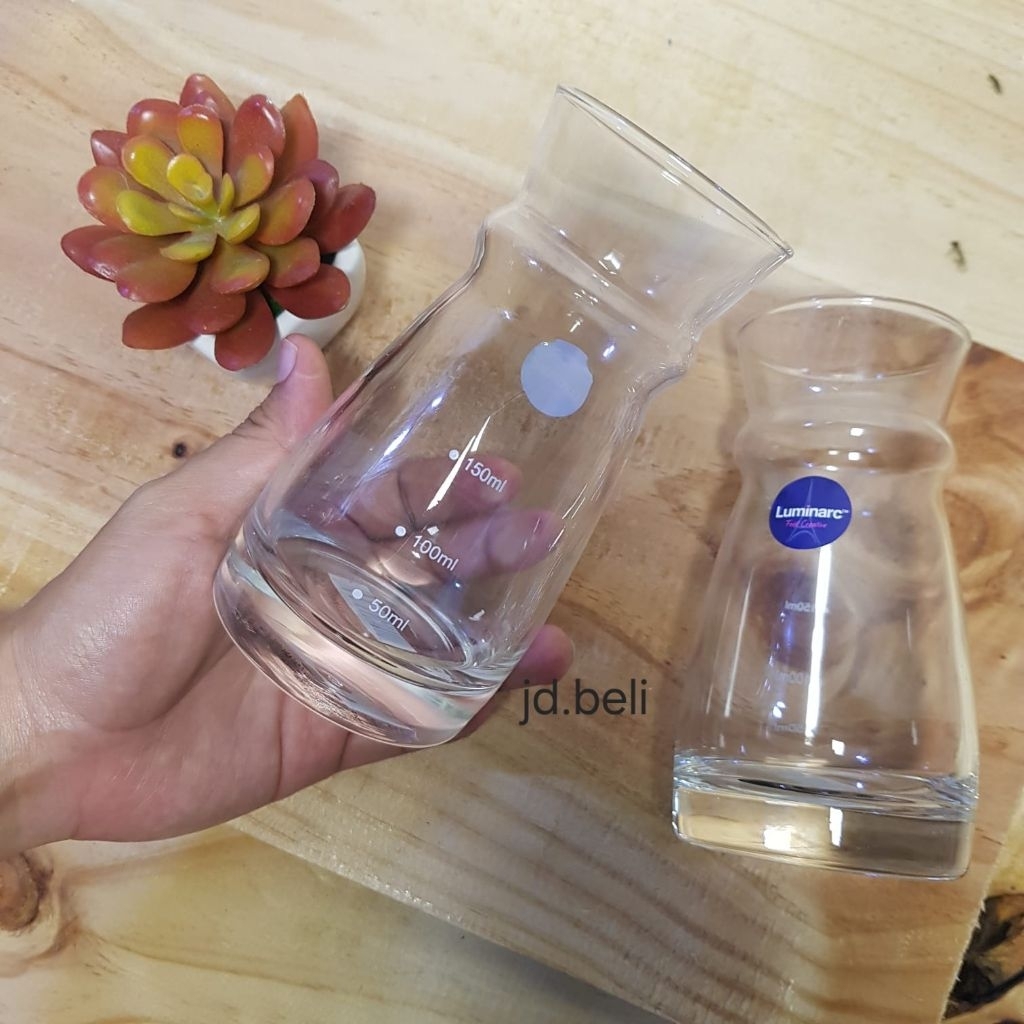 Jual Gelas ukur 160ml-280ml/Gelas ukur kaca/Gela ukur bening/Gelas ...