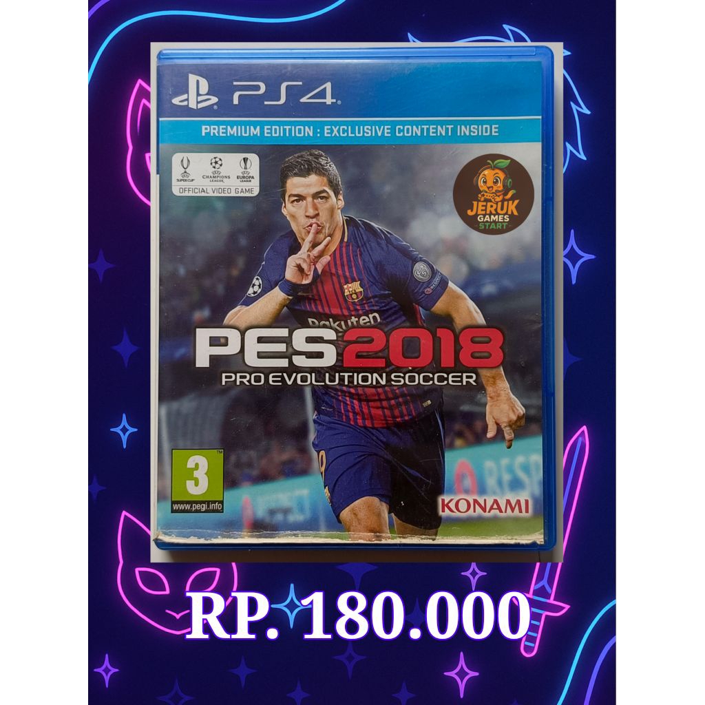 Jual BD / KASET PES 2018 PREMIUM EDITION + OPTION FILE UPDATE 2025 ...