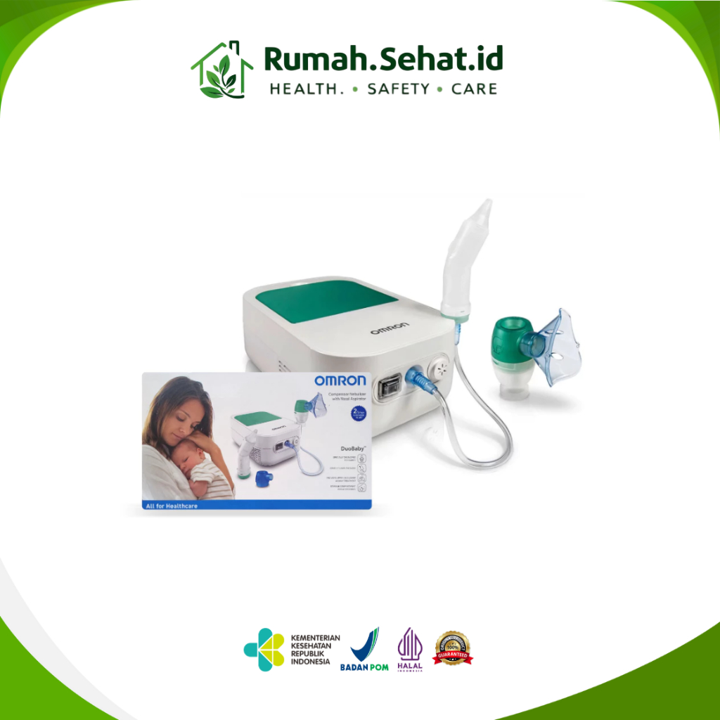 Jual Alat Bantu Pernapasan Nebulizer Bayi Omron DuoBaby Compressor ...