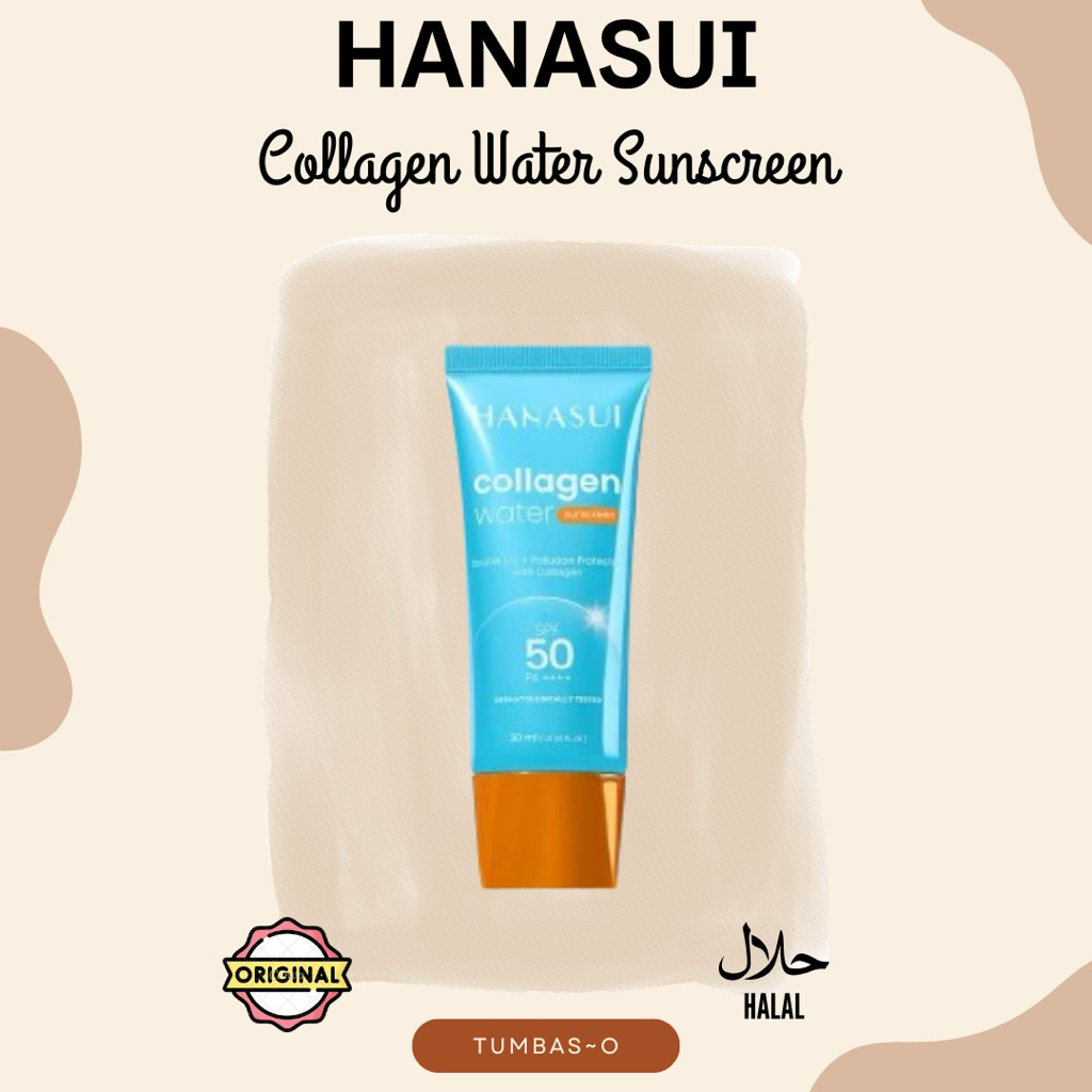 Jual HANASUI Collagen Water Sunscreen SPF 50 | Shopee Indonesia