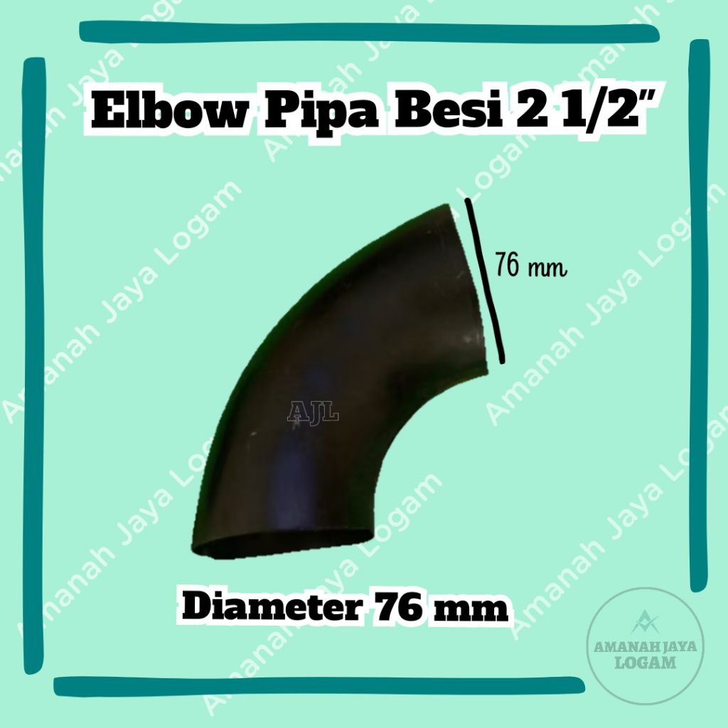 Jual Elbow Keni Pipa Besi Las Ukuran 2 1/2 Inch | Shopee Indonesia