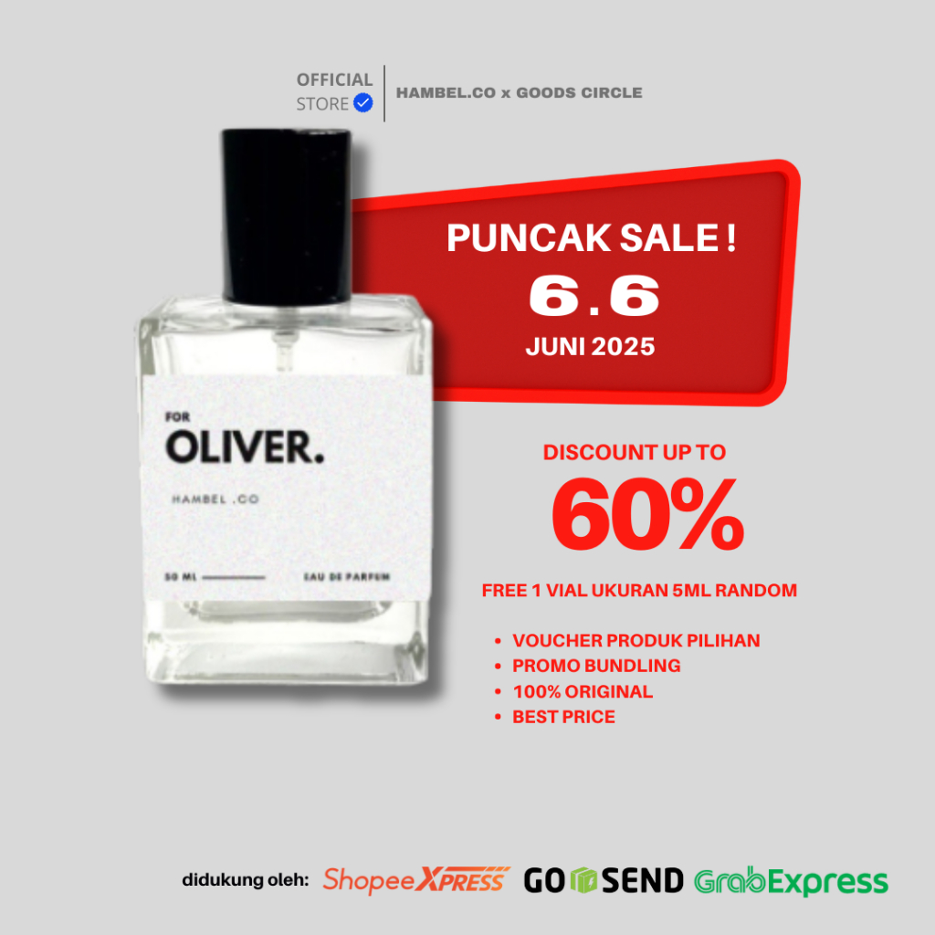 Jual [6.6] Hambel.co - For Oliver Parfum Unisex | Shopee Indonesia