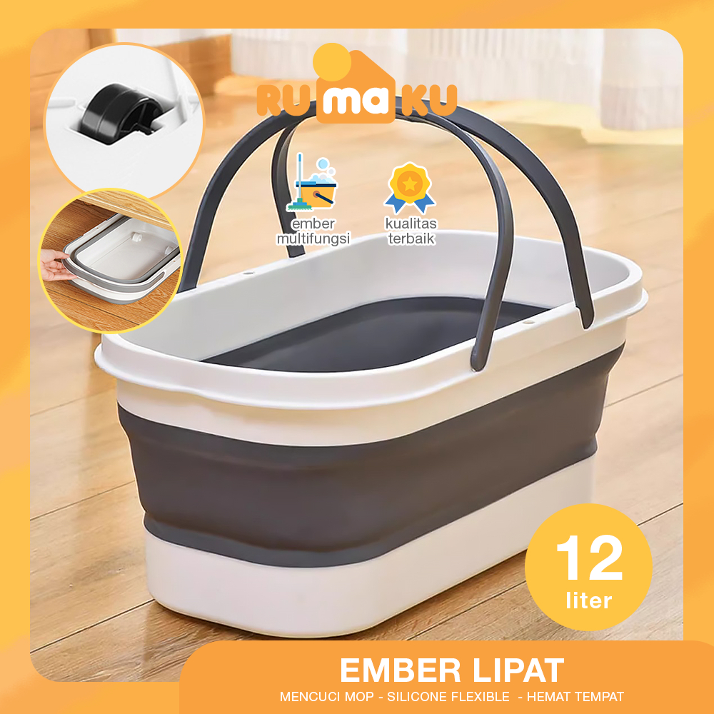Jual Rumaku Ember Lipat Jumbo Portable Ember Pel Lantai Serbaguna Ember ...