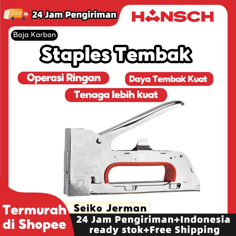 Jual Hansch Staples Tembak Steples Tembak Kayu Gun Paku Perekat ...
