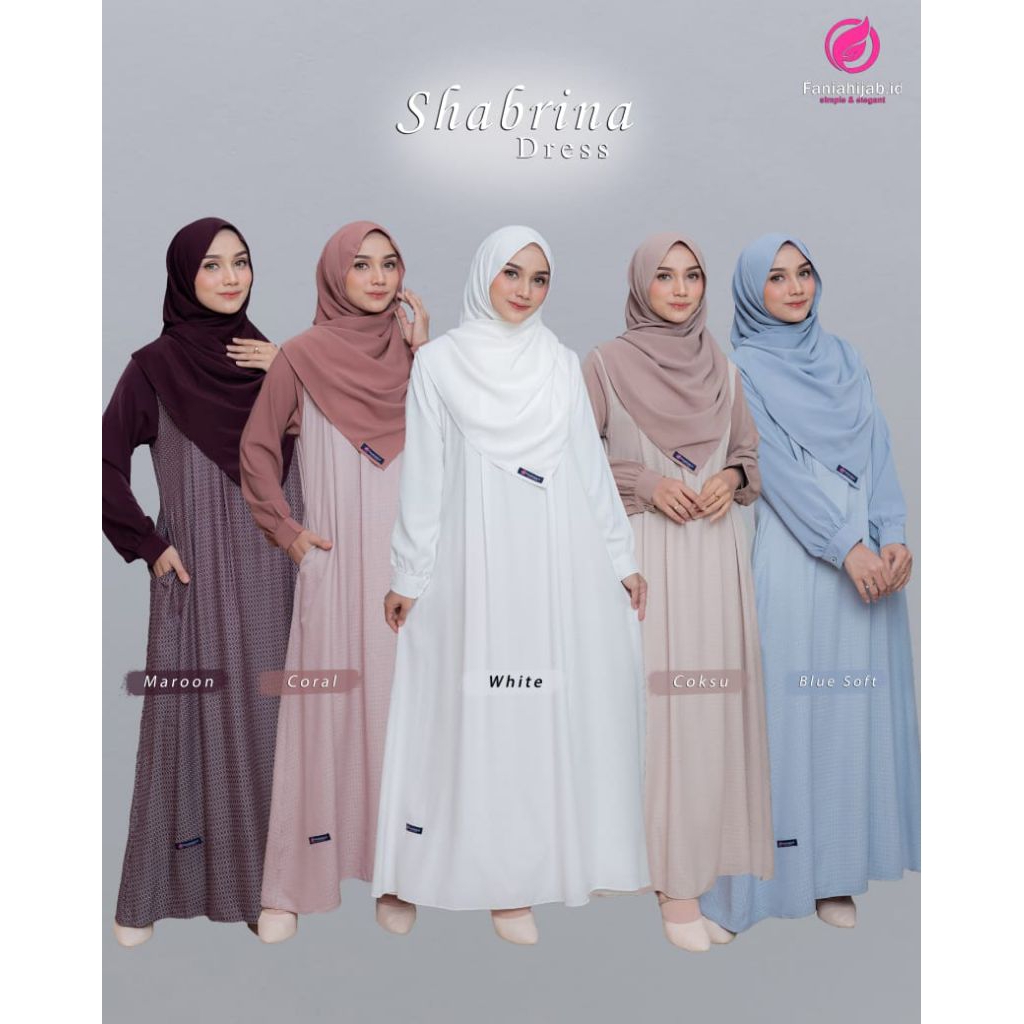 Jual SHABRINA DRESS BY FANIA HIJAB | Shopee Indonesia