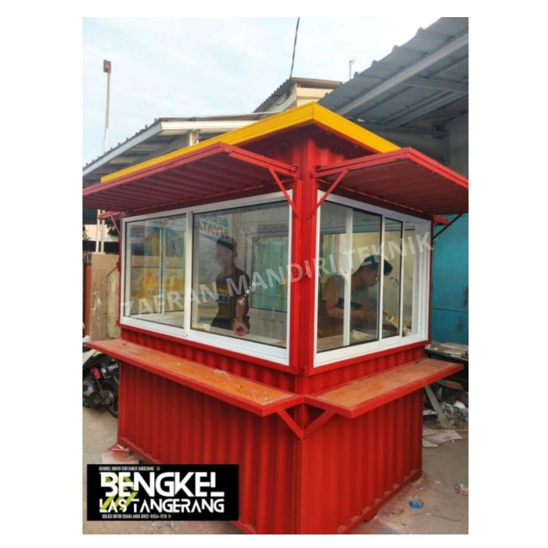 Jual [CUSTOM 19] Booth Semi Container Full Kaca Sleding Keliling Ukuran ...