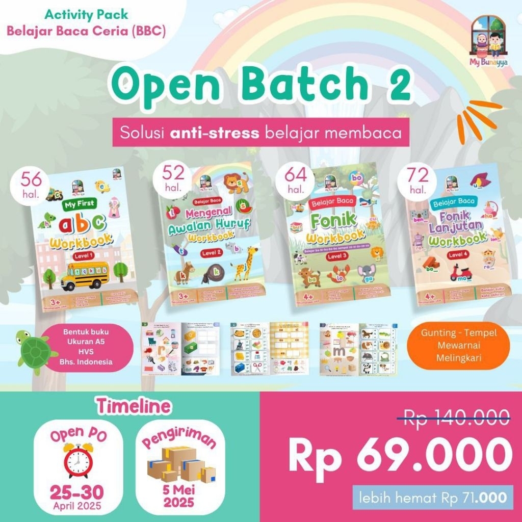 Jual Buku Activity Pack Belajar Baca Ceria | Shopee Indonesia