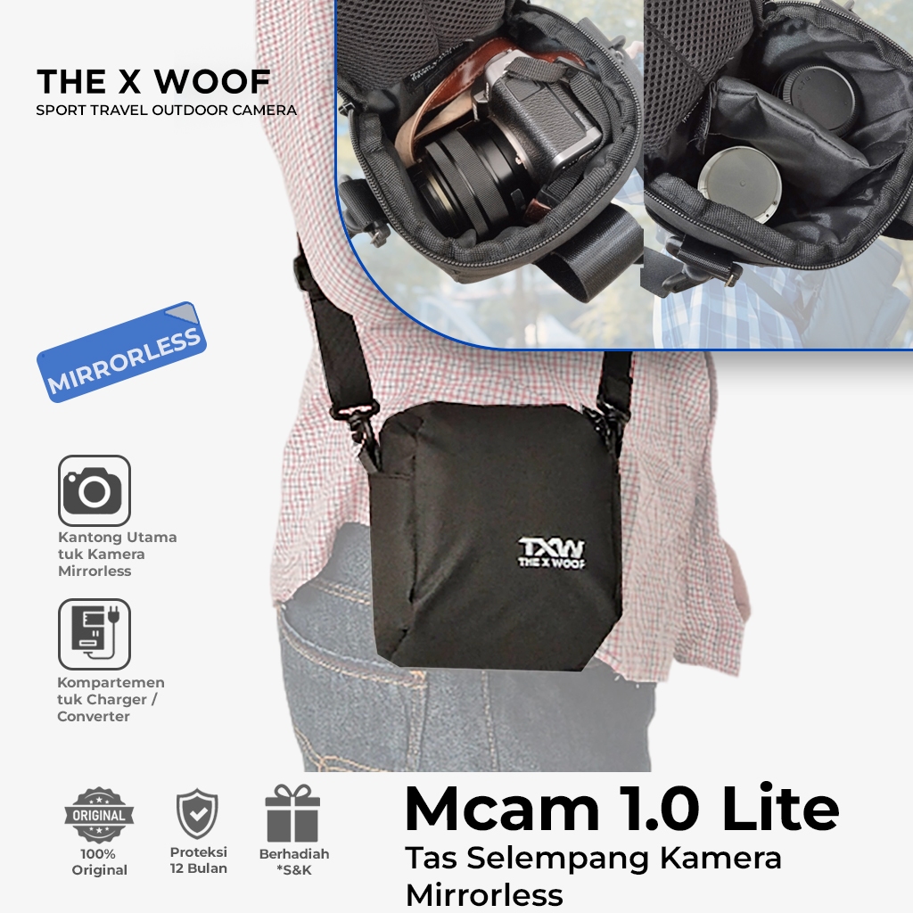 Jual The X Woof Mcam1Lite - Tas Kamera Mirrorless Selempang Anti ...