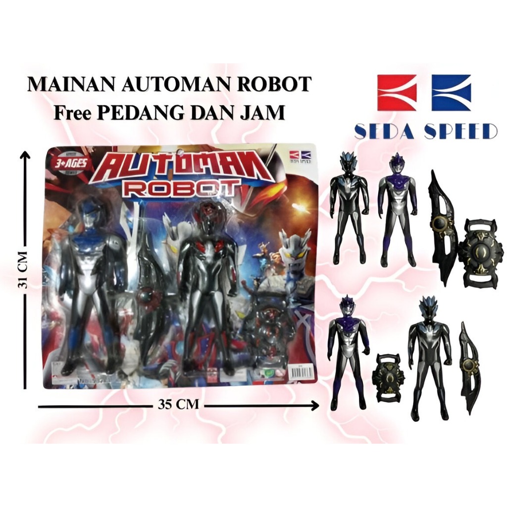 Jual MAINAN ANAK AUOTOMAN ROBOT ISI 2 ROBOT DAN 2 SENJATA (982A ...