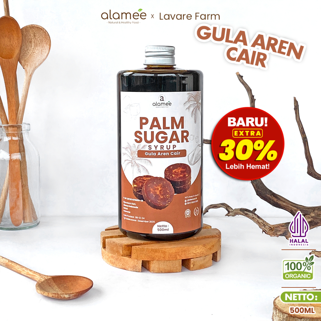 Jual Gula Aren Cair 500ml Syrup Palm Sugar Organic Liquid Organik Pure ...