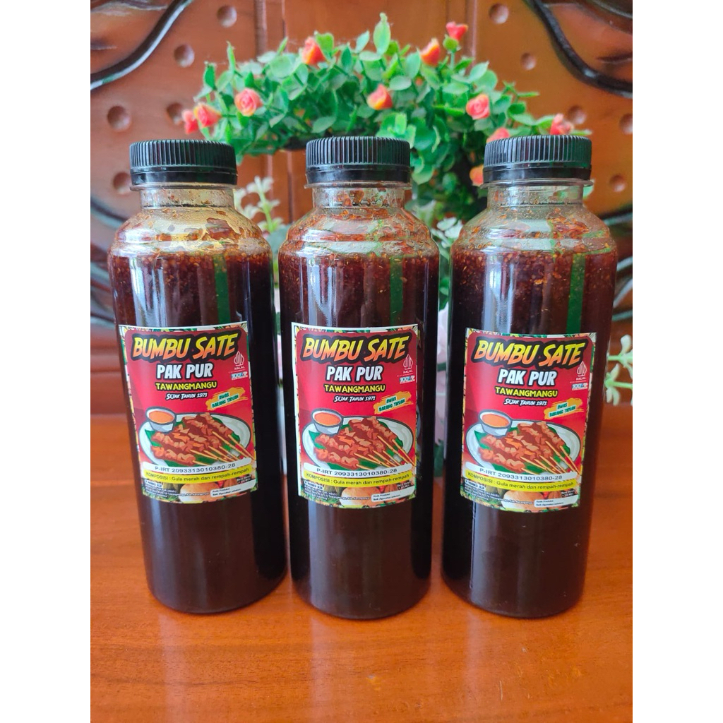 Jual BUMBU SATE PAK PUR TAWANGMANGU LEGEND SEJAK 1971 (bisa untuk ayam ...