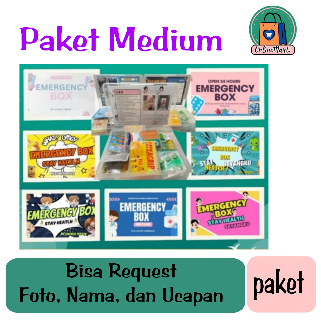Jual EMERGENCY BOX | APOTEK MINI | KADO UNTUK PACAR | KOTAK APOTEK MINI ...