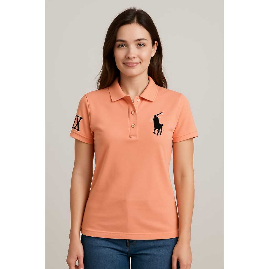 Jual duomo - Polo Shirt Wanita Logo Besar | Shopee Indonesia