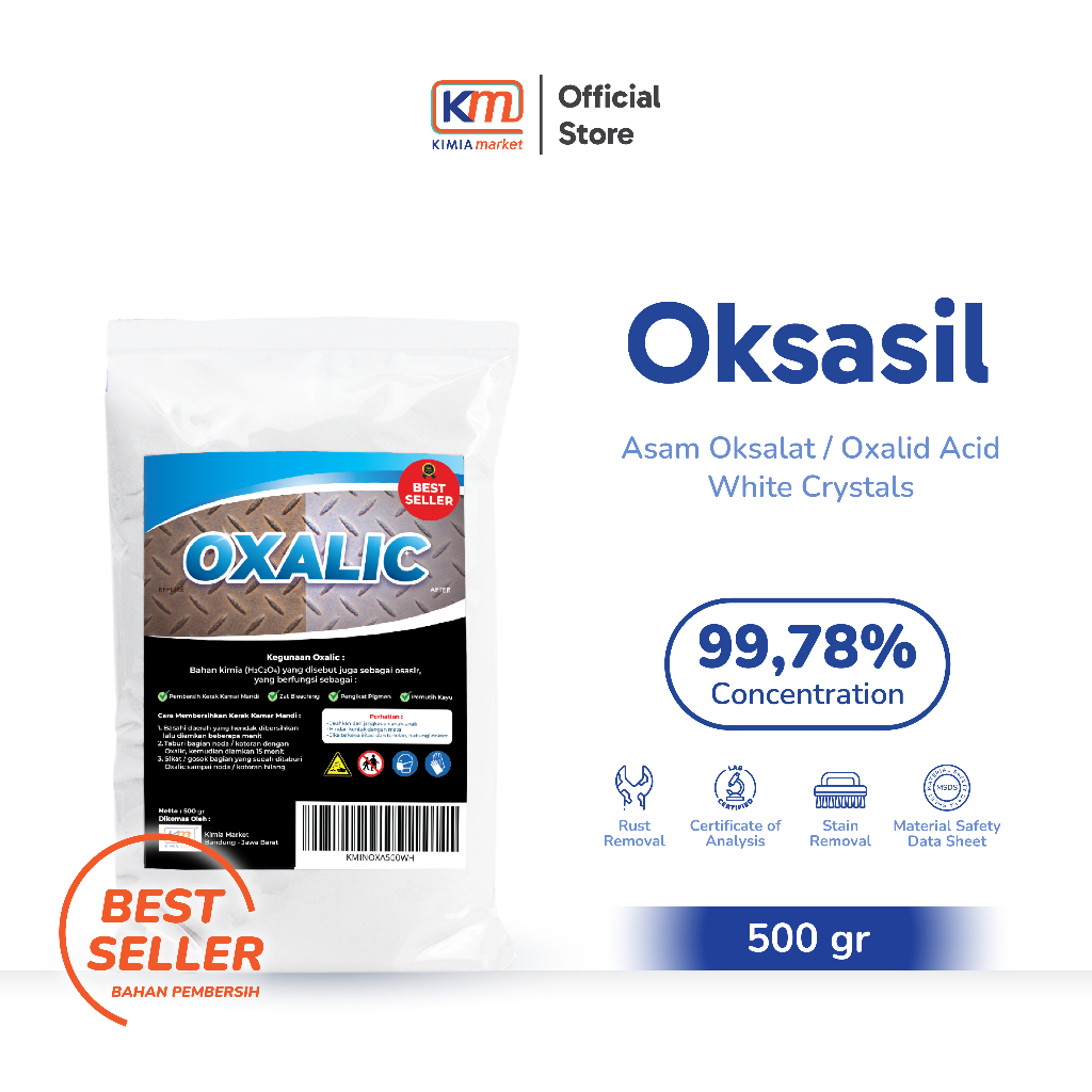 Jual Oxalid Acid 500gr/1000gr - Pembersih Kamar Mandi Ampuh Anti Ribet ...