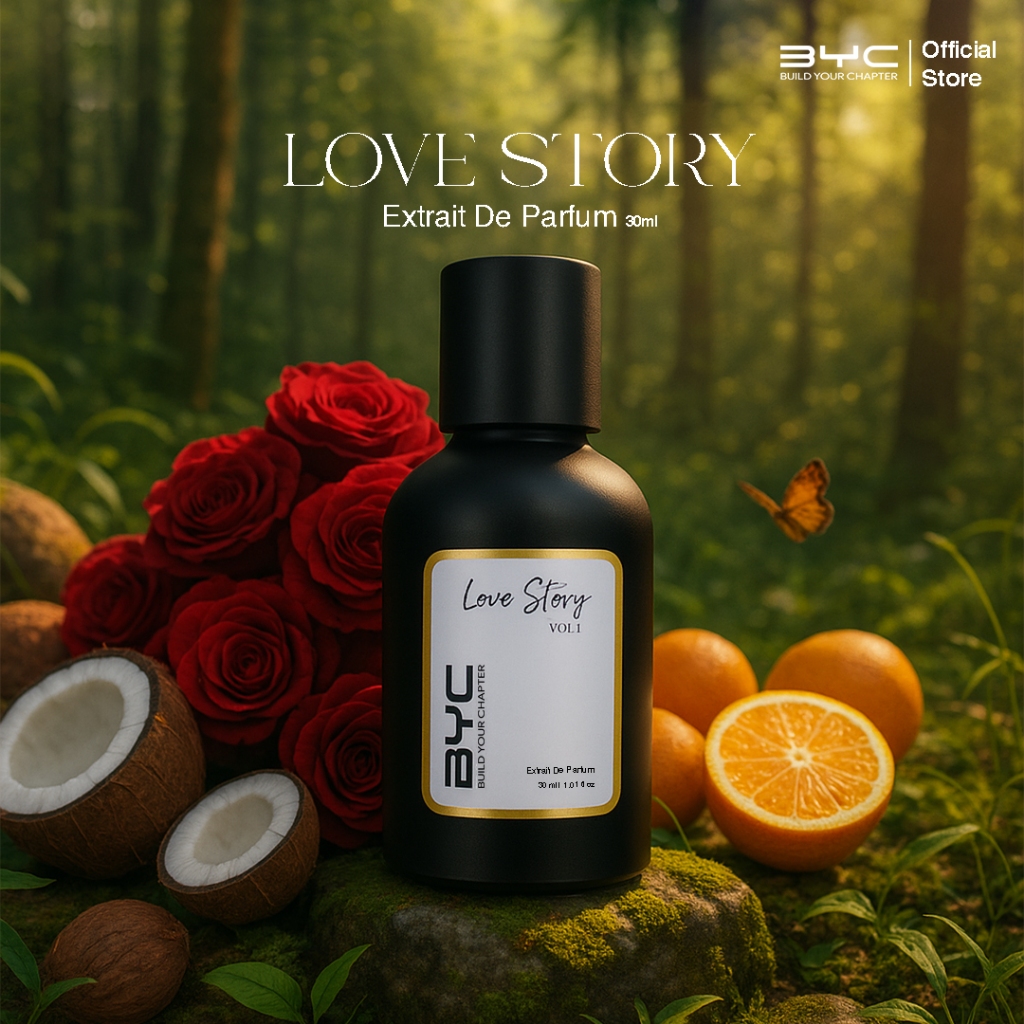 Jual BYC | Build Your Chapter Love Story Extrait de parfum 30ml parfum untuk jalan sama pasangan ...