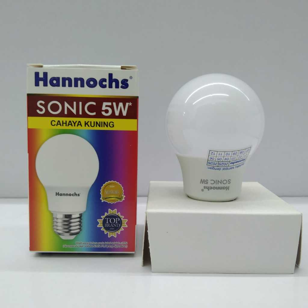 Jual Lampu Led Hannochs Sonic 5 Watt - Bola Lampu Led Rumah Cahaya ...