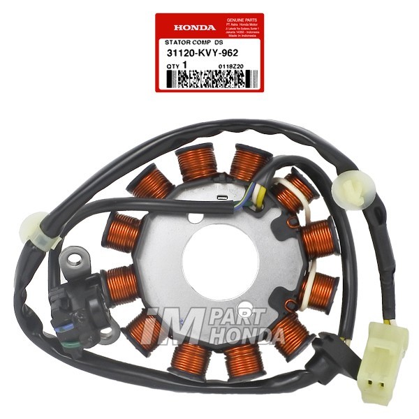 Jual SPULL STATOR ASSY BEAT KARBU HONDA AHM ORIGINAL 31120-KVY-962 ...