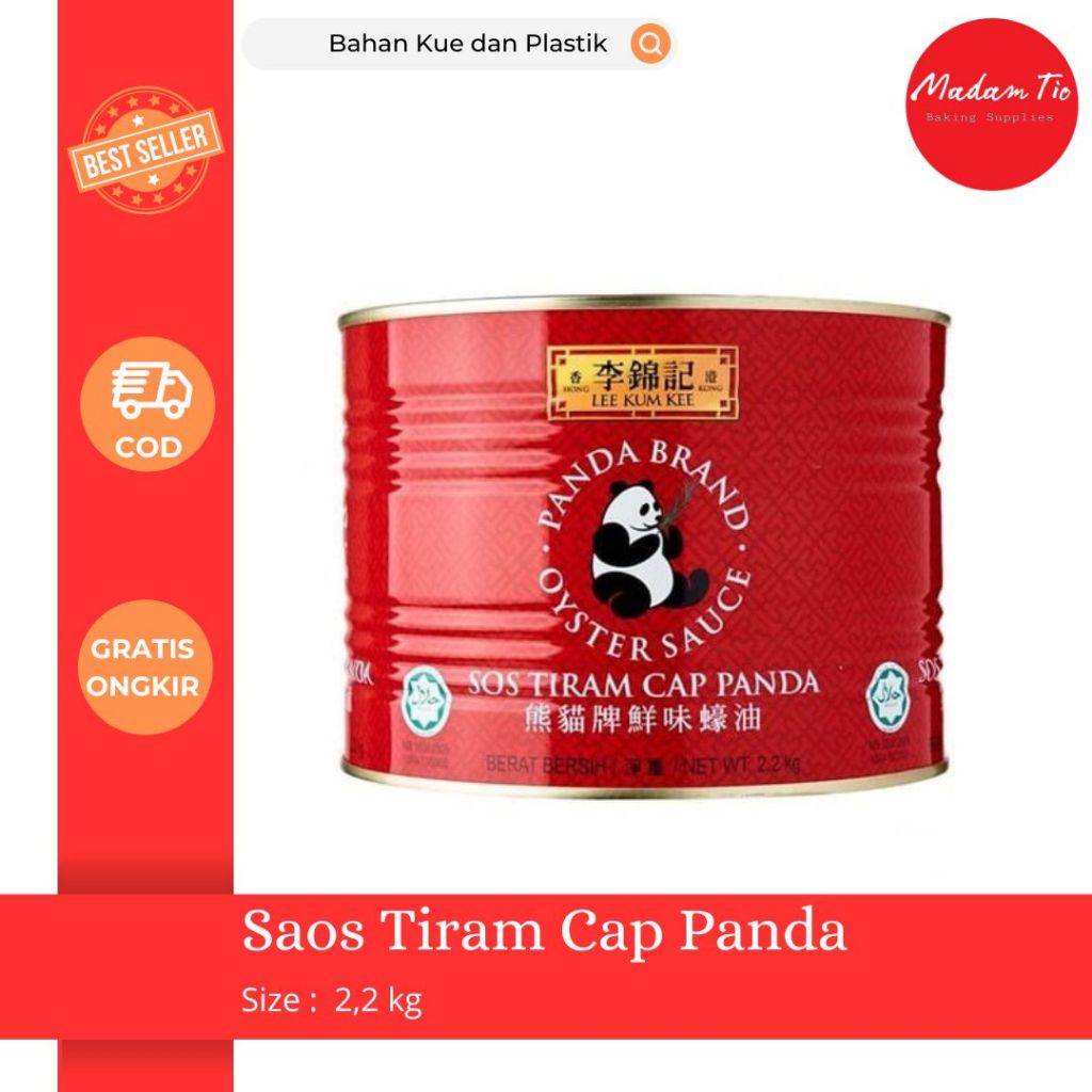 Jual Saos Tiram Cap Panda 2,2kg 1Kaleng | Shopee Indonesia