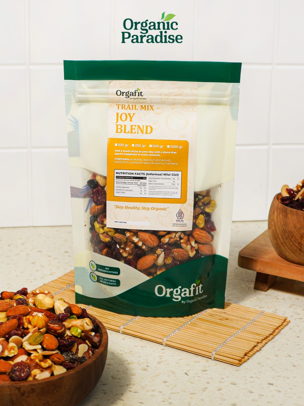 Jual Trail Mix Nut Joy Blend 500 gram / Kacang Mix Nut Joy Blend 500 ...