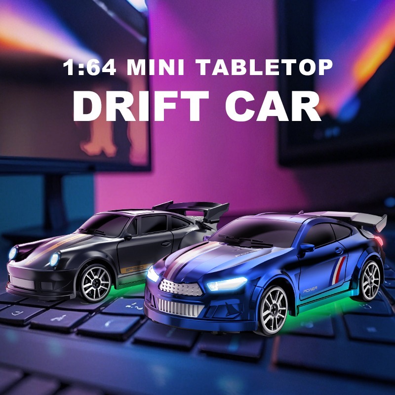 Jual Desktop Drift Car 1:64 Mobil RC Mini bisa Drift 4WD Full Propo ...