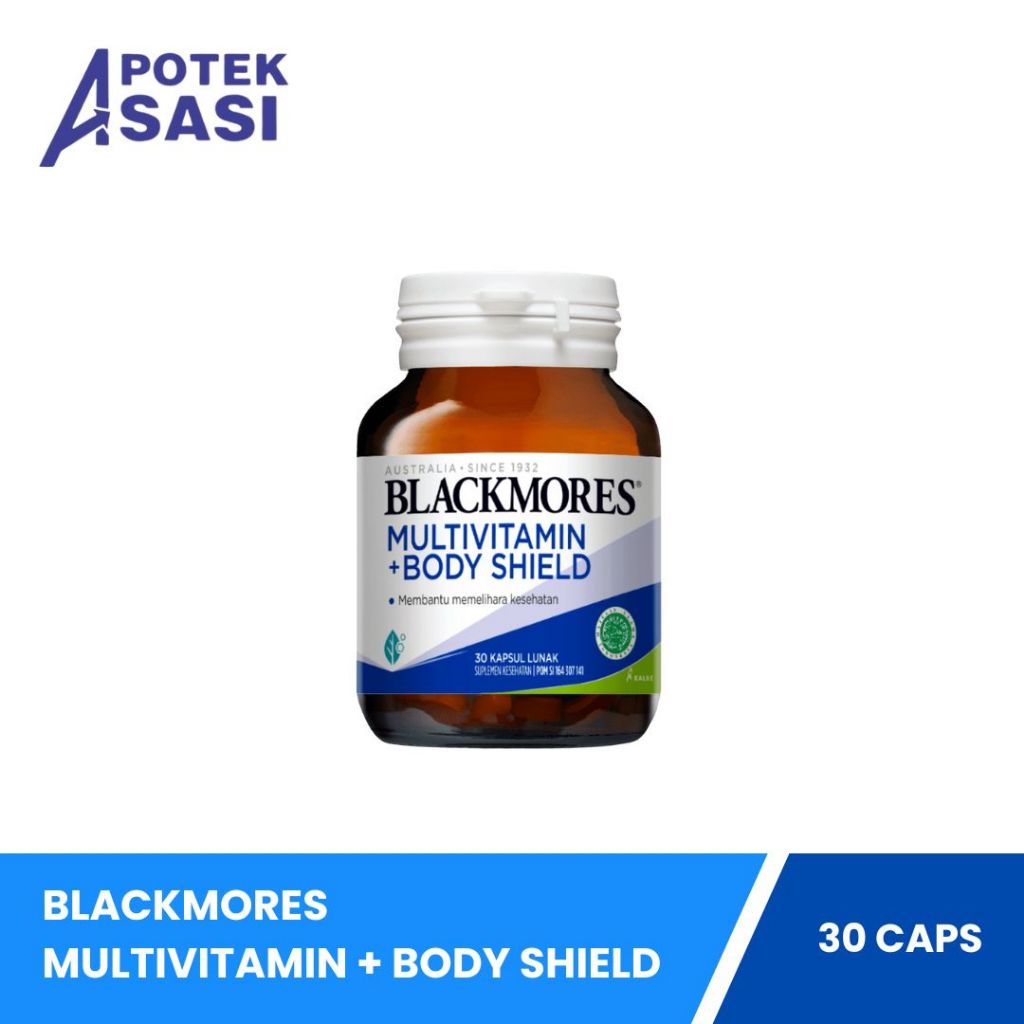 Jual Blackmores Multivitamin + Body Shield - Isi 30 Kapsul | Shopee ...