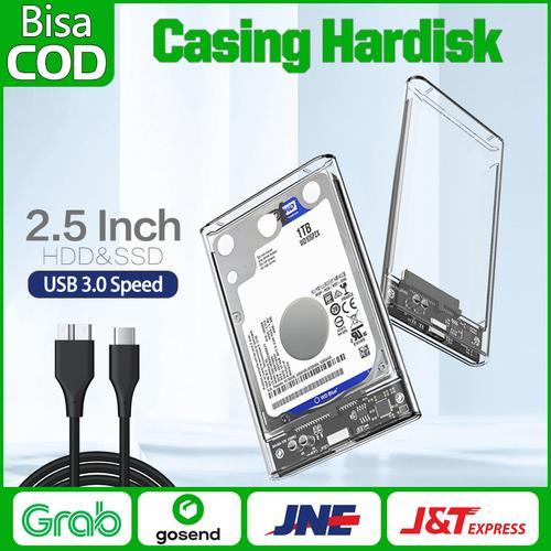 Jual Casing Hardisk External HDD / SSD External Case Transparan 2.5" USB 3.0 | Shopee Indonesia