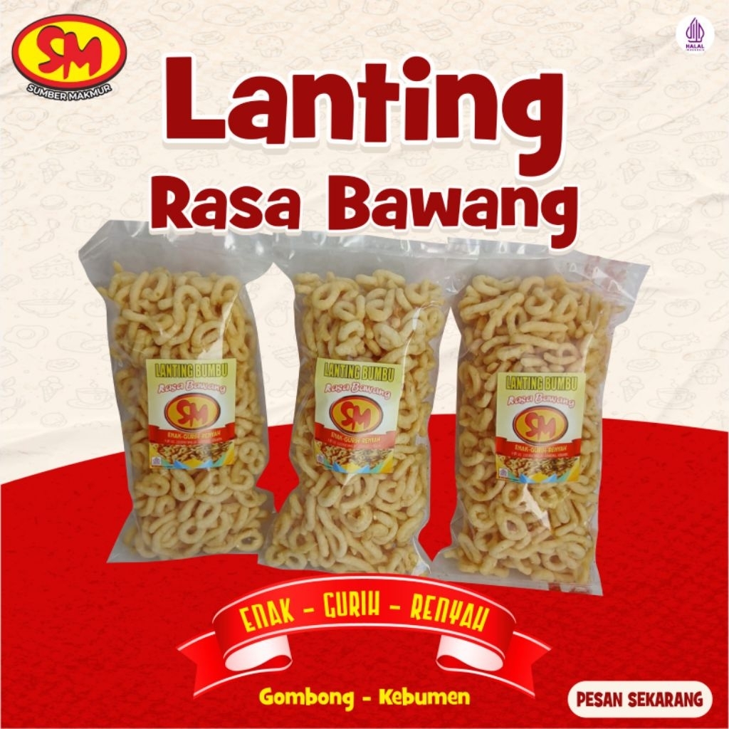 Jual Makanan ringan Lanting Bumbu bawang lanting keju lanting pedes ...