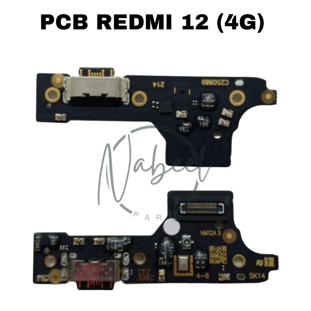 Jual CONECTOR CAS / PCB CAS / PAPAN CAS HP XIAOMI REDMI 12 (4G ...