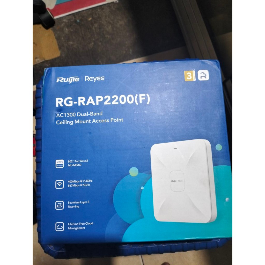 Jual Ruijie RG-RAP2200F Ac1300 dan POE -AF15 | Shopee Indonesia