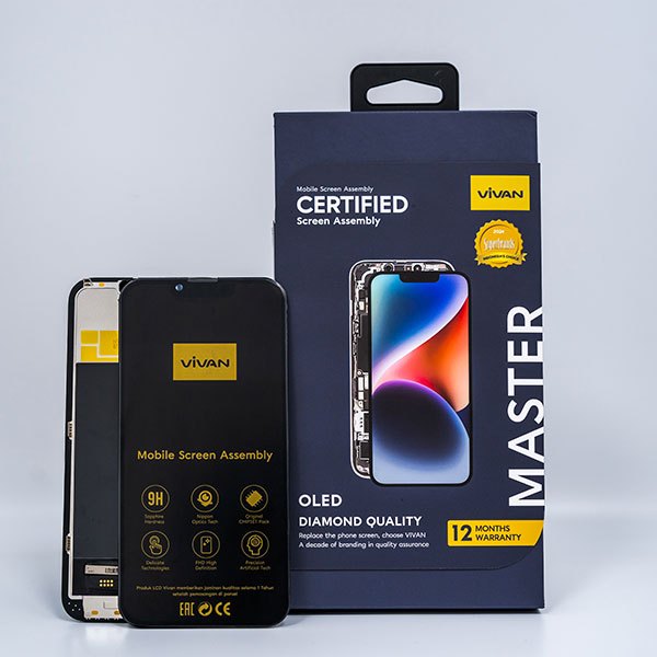 Jual Vivan LCD Touchscreen OLED iPhone 12 VSA01 Black Garansi Resmi ...